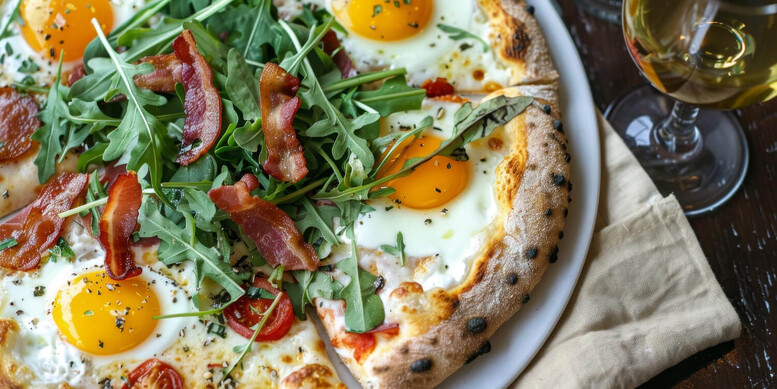 Pizza z jajkiem sadzonym – jak smakuje? | Przepisy.pl